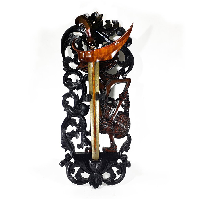 Blawong Tempat Keris Ukir Wayang Arjuna - Kerajaan Keris